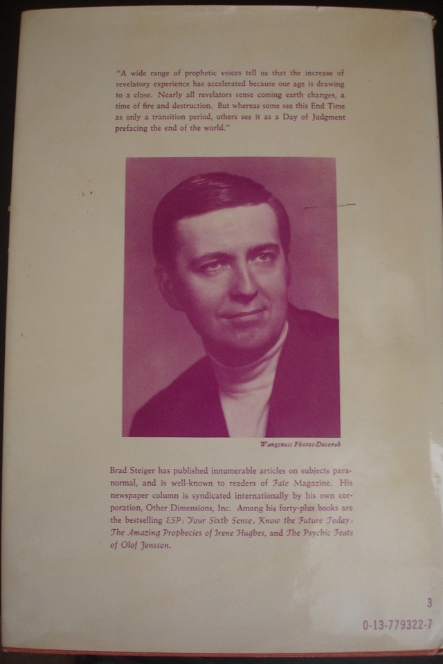 RARE SIGNED BRAD STEIGER THE DIVINE FIRE REVELATION SUPERNATURAL 1973 ...