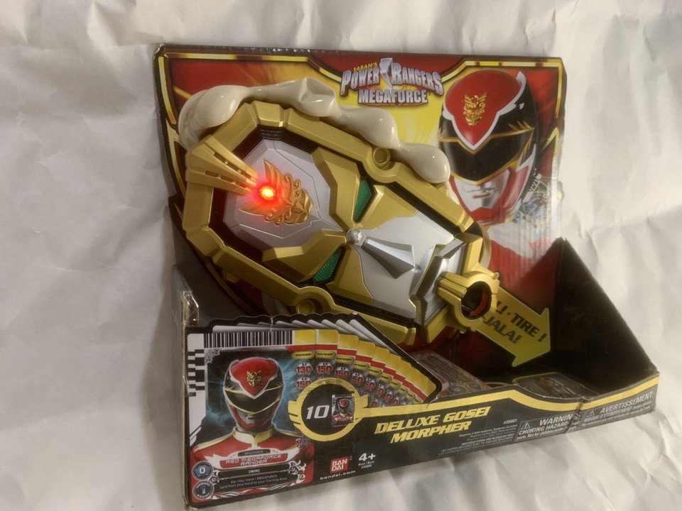 POWER RANGERS Megaforce Deluxe Gosei Morpher 2013 Bandai NEW! Works ...