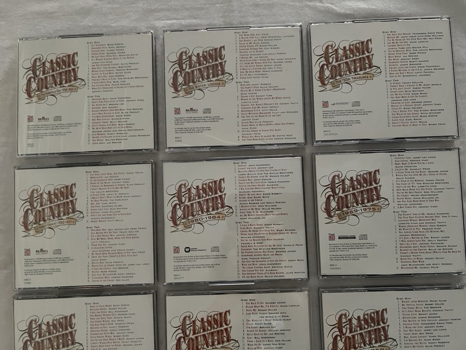 CD Music - Time Life - Classic Country - 18 discs (see photos and ...