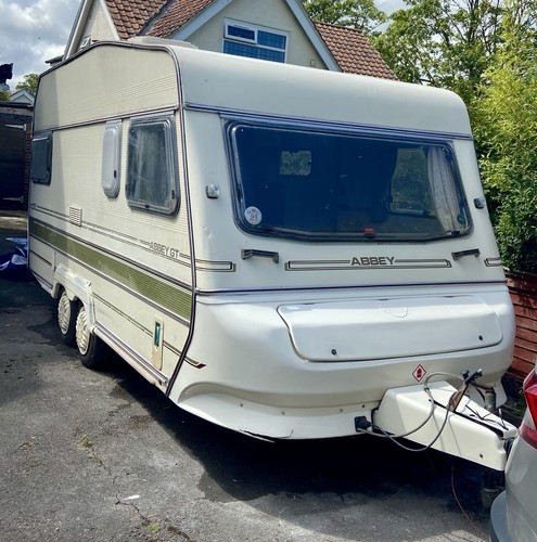 Abbey GT 415T Twin Axle Caravan - Cosalt 1985 Good Internal Condition ...