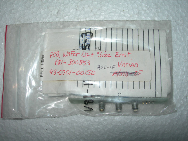 PCB, Wafer lift size emitter , Varian P/N V81-300853 | eBay