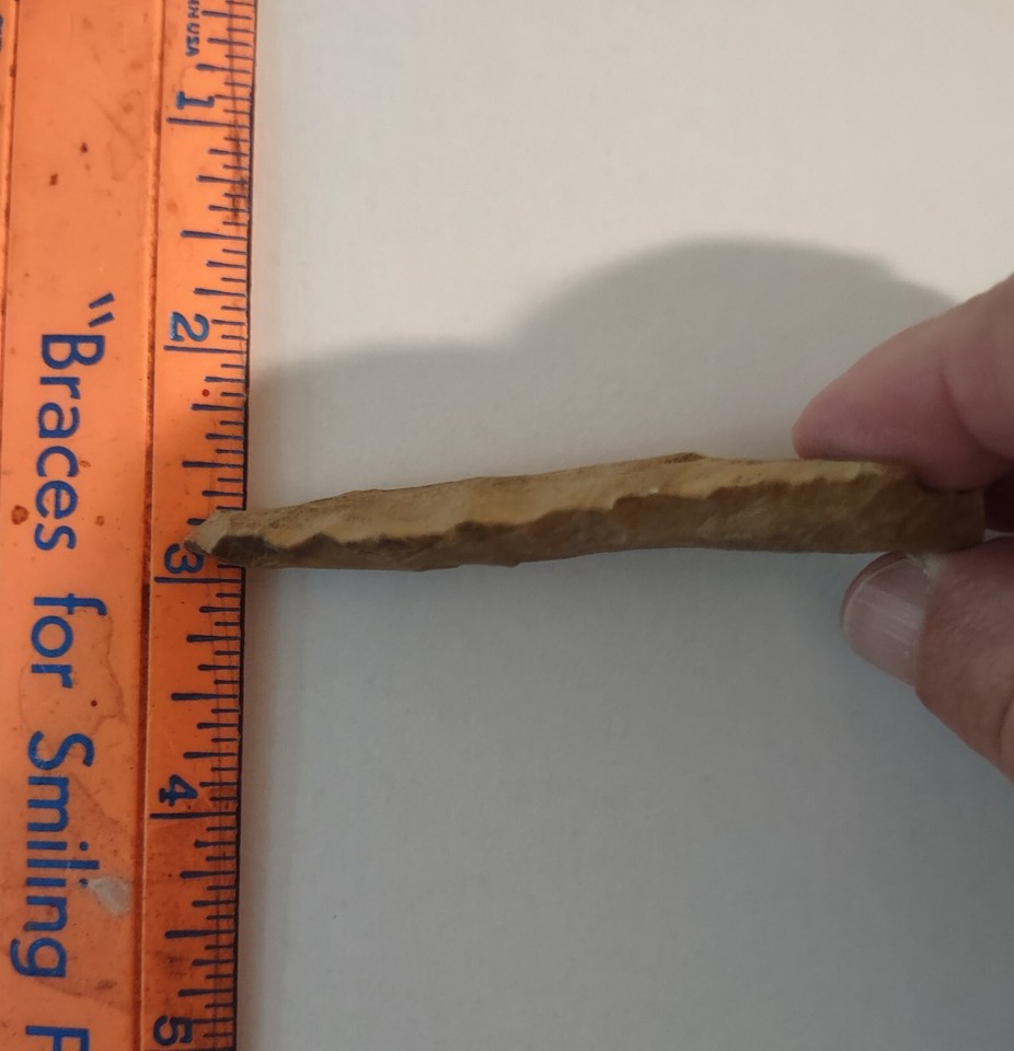 Native American Artifact North Carolina Snap Base Kirk Arrowhead Knife ...