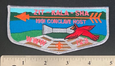 1991 OA ZIT-KALA-SHA Lodge 123 Conclave Host STAFF FLAP PATCH KY WWW | eBay