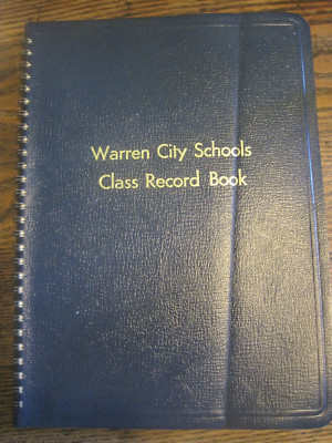 SQUIBBS Class Record Book for 9-10 Weeks-45 Names- WIRE BOUND/LIE FLAT ...