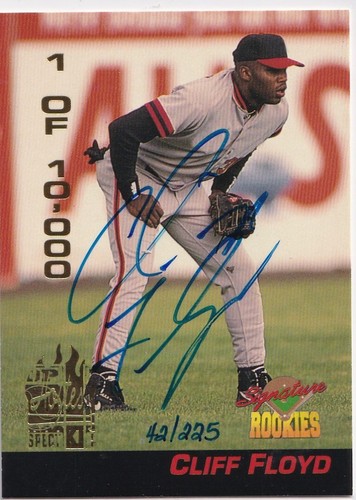 1994 Signature Rookies /10,000 Cliff Floyd #B1 Auto (RC) TS1 | eBay