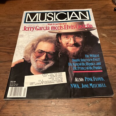 Musician Magazine No. 149 March 1991 Jerry Garcia Elvis Costello Pink ...