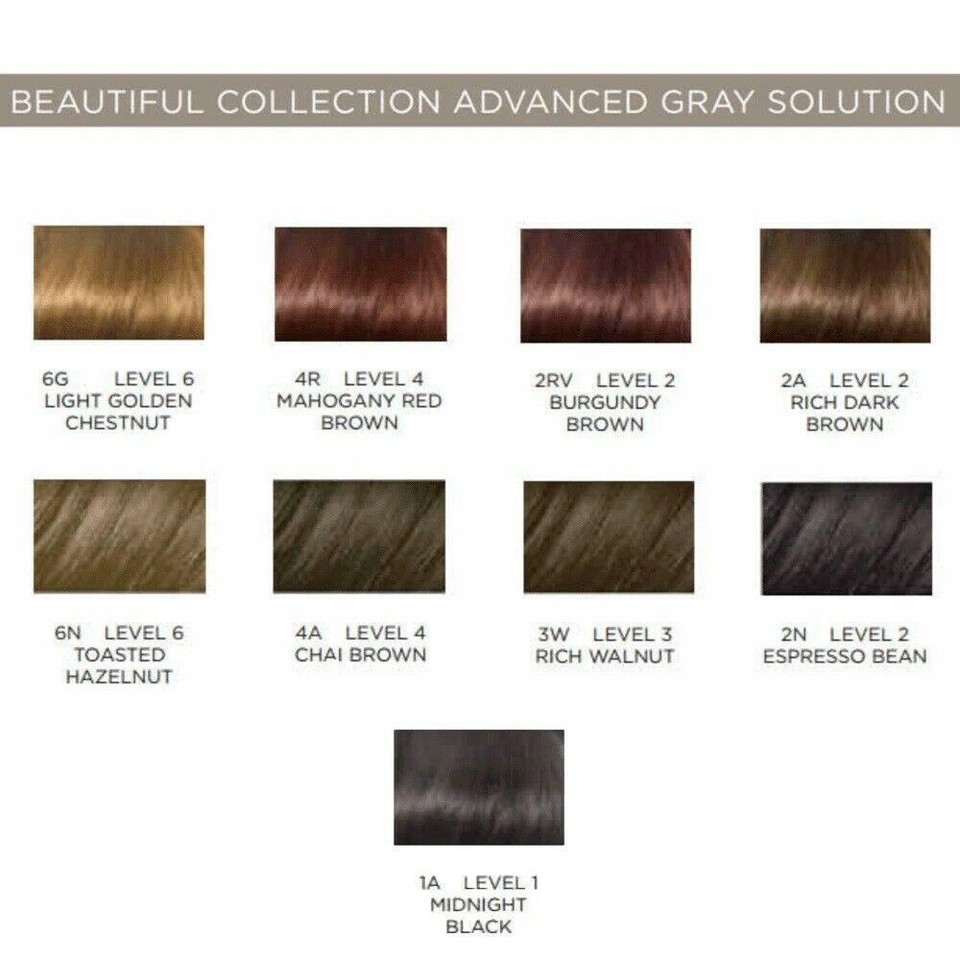 (6pack) Clairol Beautiful Collection Semi-Permanent Hair Color, 3oz ...