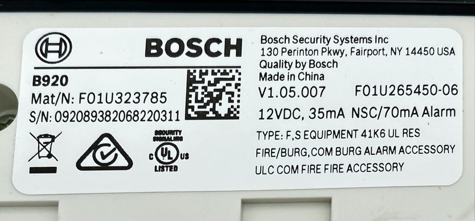 Bosch B5512 + B430 Security Alarm Control Panel Communicator | eBay