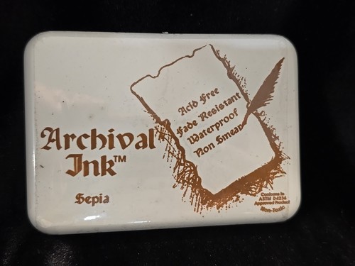 Ranger Industries Archival Ink™ Sepia Pad Acid Free Waterproof Non ...