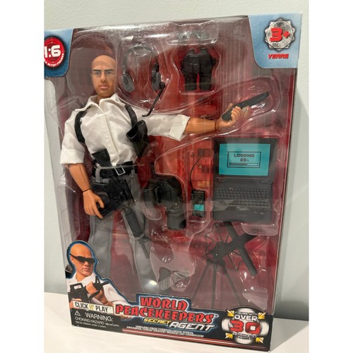 RARE World Peacekeepers Secret Agent Action Figure and Accessories | eBay