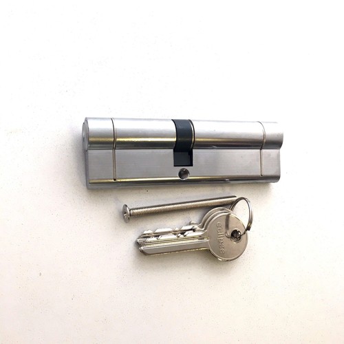 Eclipse Euro Profile Satin Chrome Cylinder UPVC Door Lock - 100mm (40 ...