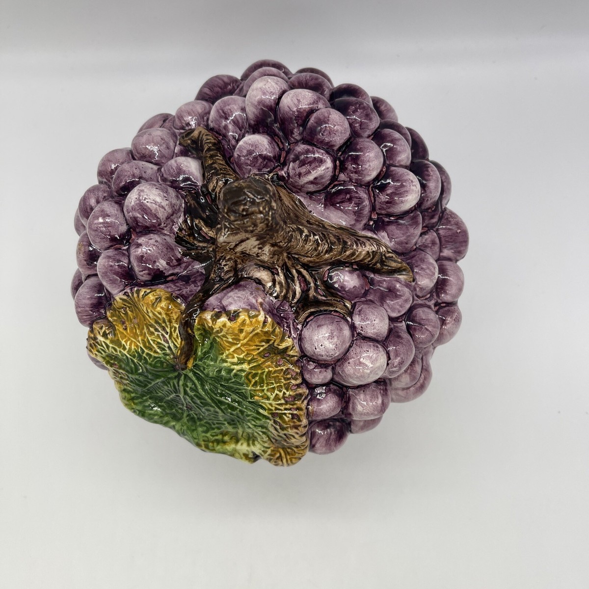 Ceramic Grape Cookie Jar