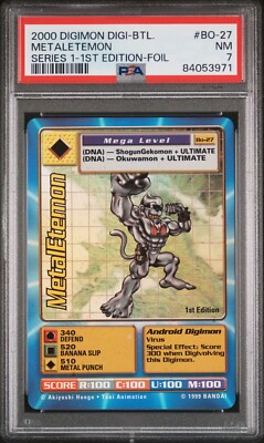 Digimon TCG Metaletemon BO-27 1st Edition Foil Digimon Digi Battle 2000 ...