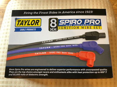 New Taylor Spark Plug Wire Set, Black, Taylor Cable 73053 Universal 135 ...