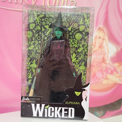 WICKED ELPHABA BARBIE SIGNATURE DOLL 2018 NIB RARE NRFB MATTEL | eBay