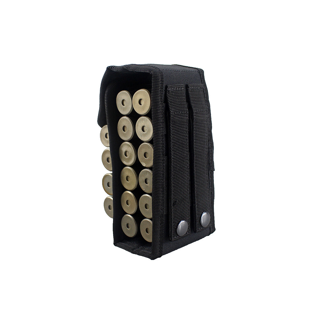 16 Round 12GA Tactical Molle Belt Waist Bag Shotgun Shell Ammo Pouch ...