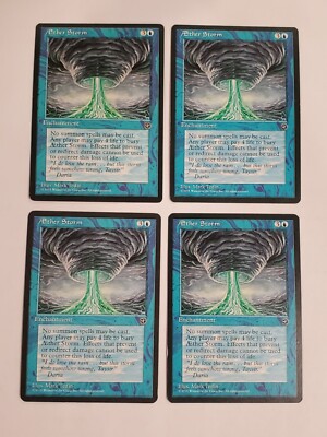 MTG Playset 4x Æther Storm (Homelands/Blue/U) - BGM | eBay