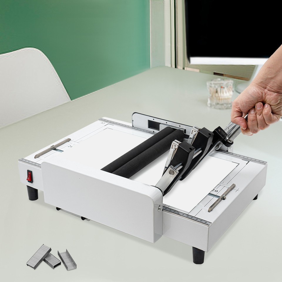 A3 Paper Folding Booklet Binding Stapler Cardboard Bookbinding Stapling ...