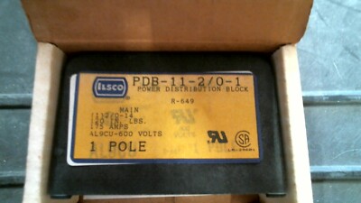 Terminal Blocks - Ilsco Power Distribution Block