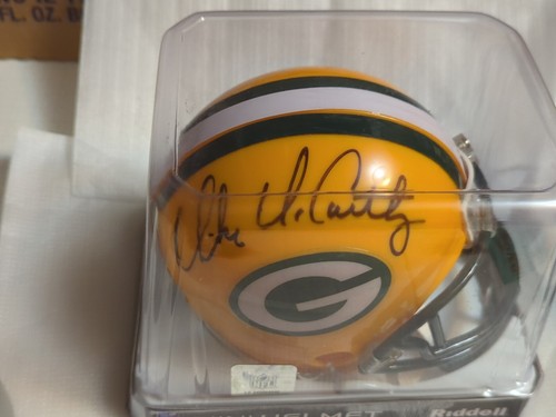 Mike McCarthy Signed Packers Mini Helmet Autograph Auto COA Fan 4 Life ...