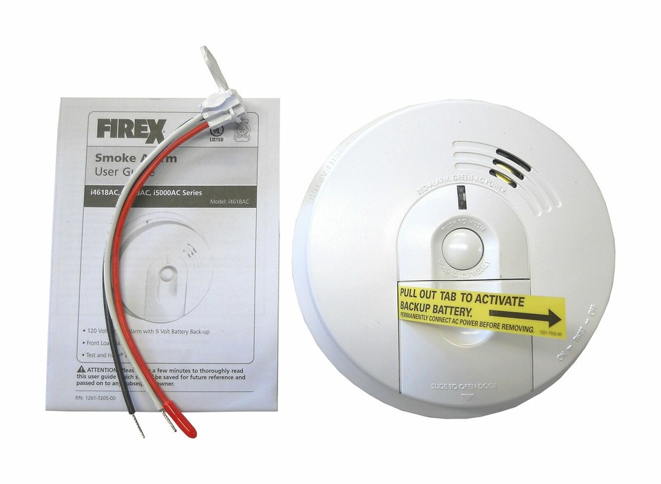 KIDDE FIREX i4618 21007581 IONIZATION SMOKE ALARM DETECTOR 47871075812 ...
