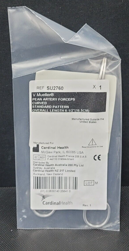 V. Mueller SU2760 Pean Forceps, 6.5", Curved | eBay