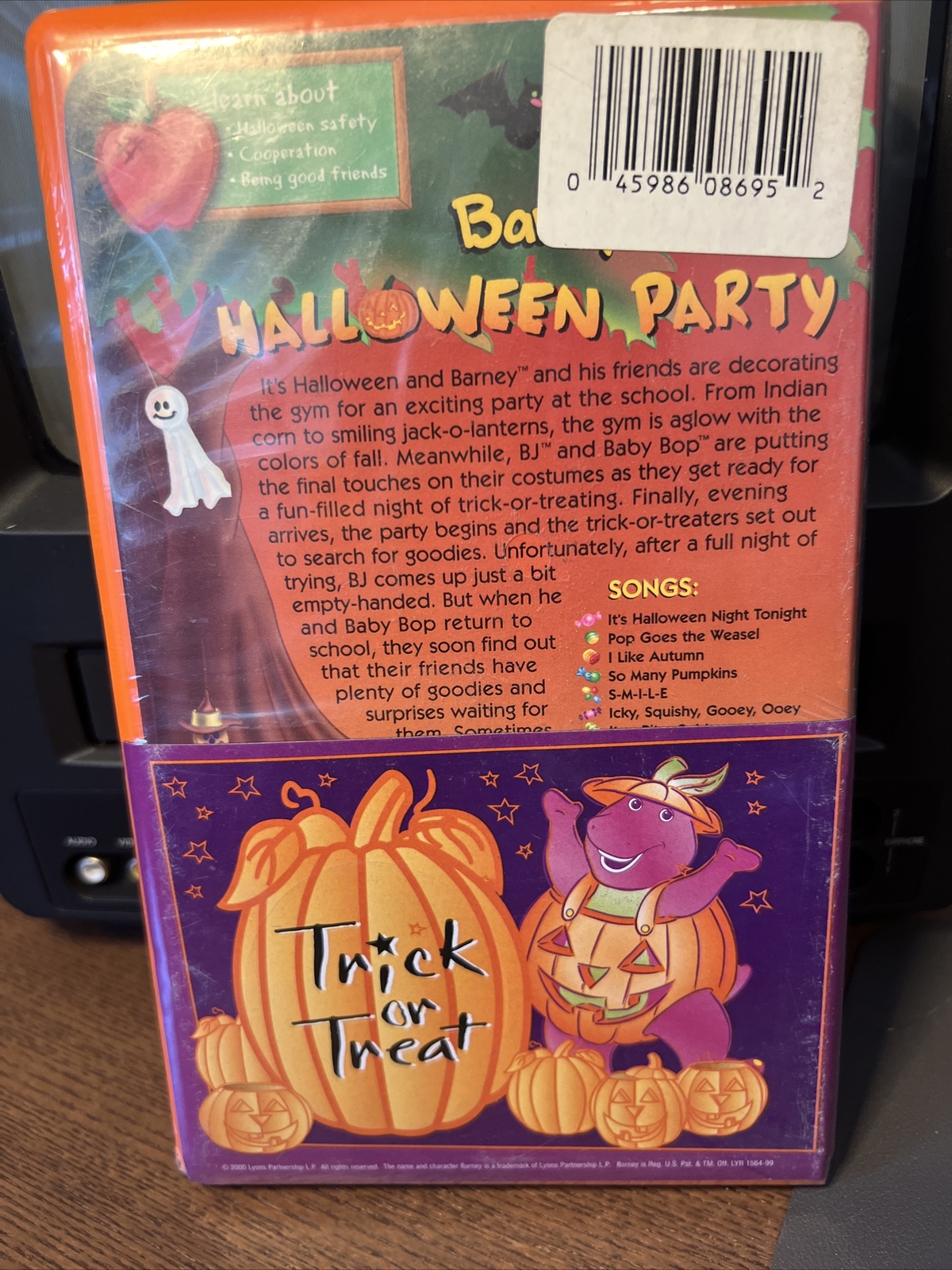 Barney - Barneys Halloween Party (VHS, 1998) | Grelly USA