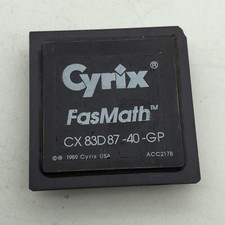 Cyrix FasMath CX-83D87-40-GP FPU für Sammler 386 add on for sale online ...