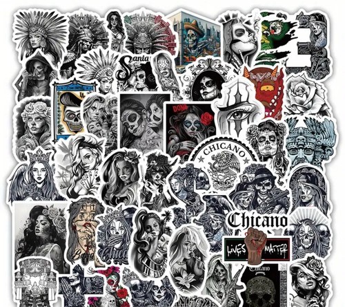 (Lot of 3) 53 PCs Chicano Lowrider Stickers Vinyl for Laptop, Water ...