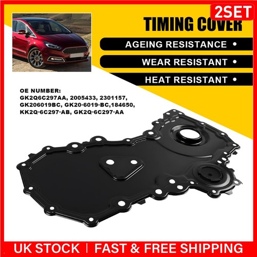 2SET Timing Cover Replacement For Ford Tourneo Transit Mondeo Galaxy ...