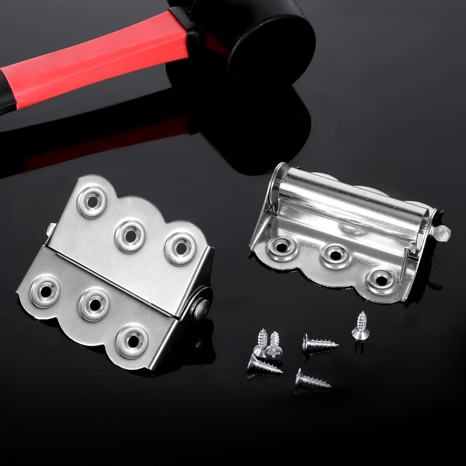 2 Pcs Screen Door Hinges Stainless Steel Self Closing Spring Loaded ...