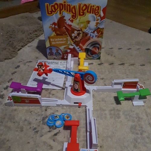 Loopin' Louie Swooping Looping Chicken Chasing Game hasbro 2014 ...