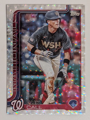 Alex Call Super Box Silver Foil Board 2025 Topps Baseball Series 2 #641 ...