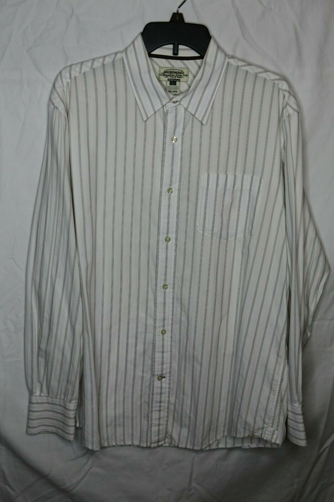 American Rag Cie Men's Dress Shirt L Large Size 100% Cotton WPL 8046 | eBay