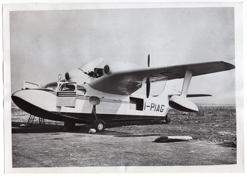 1950 Italian Genoa Italy Piaggio Amphibian P.136 P136 I-PIAG Original ...