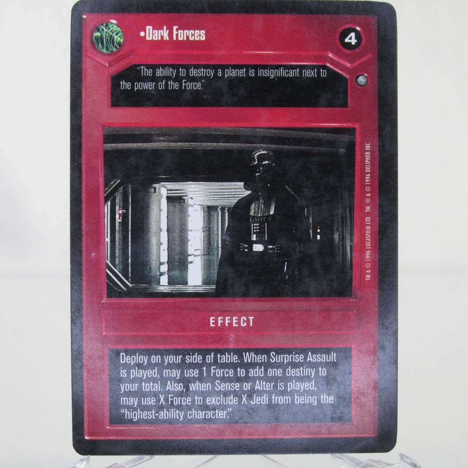Enhanced / Premium - Star Wars CCG Customizeable Card Game SWCCG ...