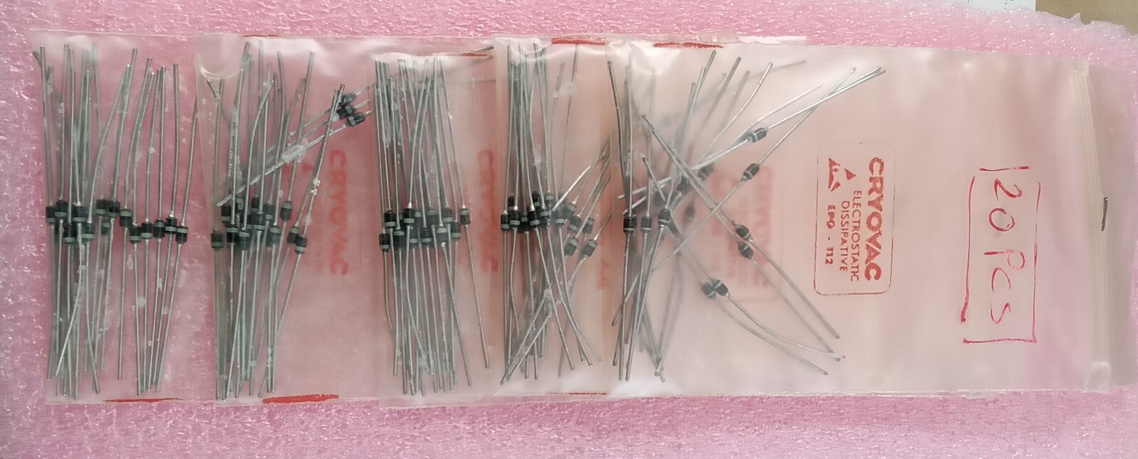 20x 1N9415 UNITRODE Diode PIN 50V 50mA 1 Ohm Axial DO-35 ( X-REF HP ...