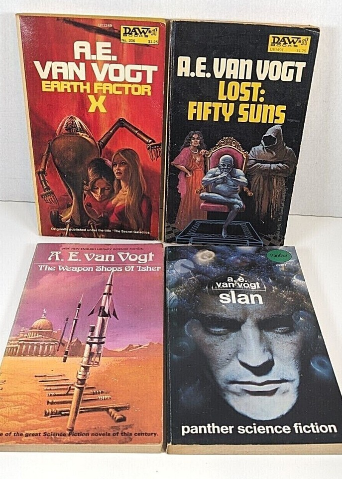 A.E. VAN VOGT Sci-Fi Fantasy Novels ~ Build Your Own Lot ~ You Choose ...