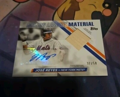 Jose Reyes Topps series 2 Major League Material auto # 31-50 | eBay