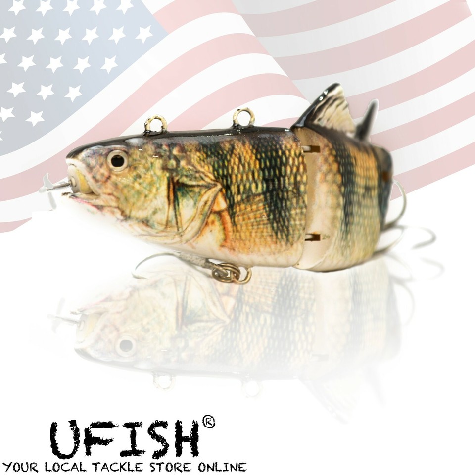 UFISH Electric Live Bait Robotic Fishing Lure Bass Bait Animated ...