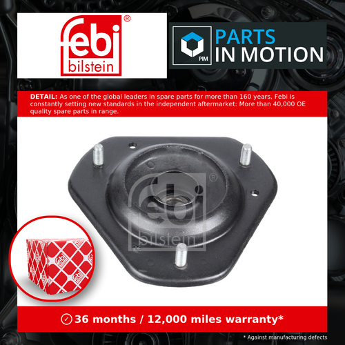 Top Strut Mounting fits TOYOTA COROLLA 1.6 Front 87 to 99 4860901040 ...