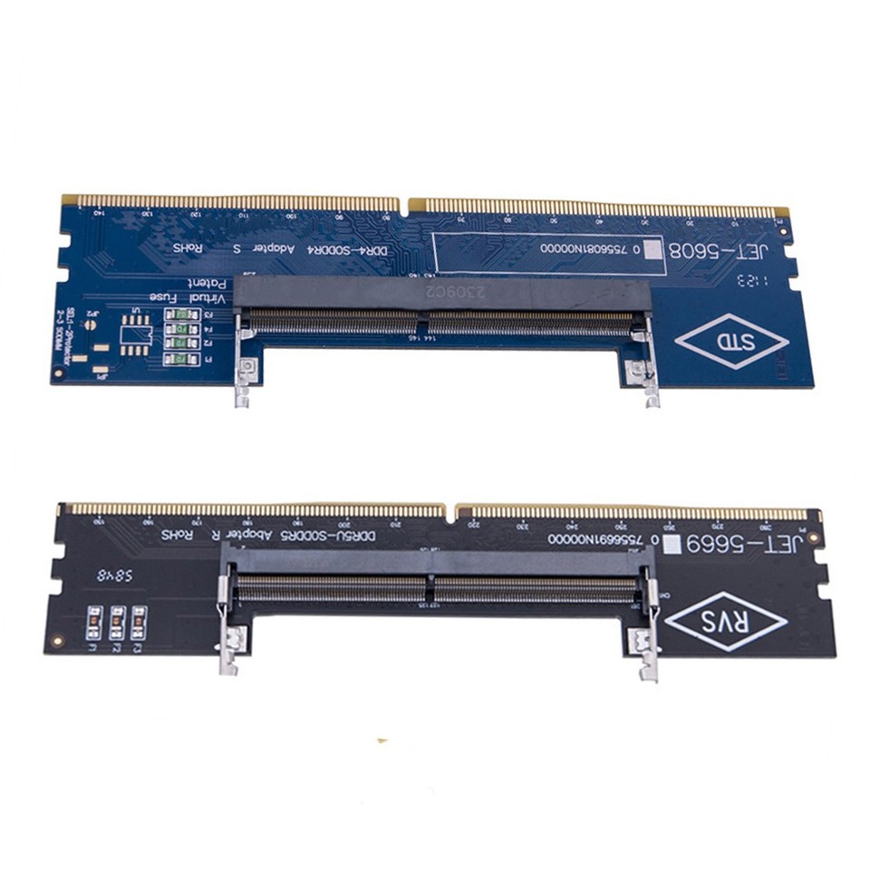 Lot DDR3 DDR4 DDR5 Laptop to Desktop Memory Adapter Card SO-DIMM To PC ...