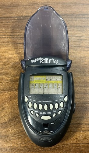 Radica Lighted Solitaire Electronic Handheld Game Vtg 2003 VTested and ...