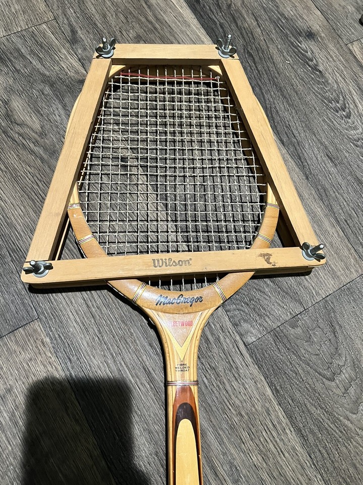 Macgregor Fleet wood Vintage Tennis Racket | eBay