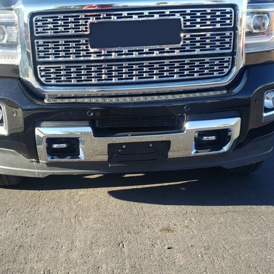 For 15-19 GMC 2500/3500HD Front Bumper Skid Plate Face Bar Replacement ...