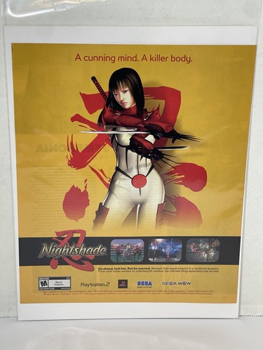 Nightshade - Vintage Print Ad / Poster / Wall Art - Sexy Ninja Shinobi ...