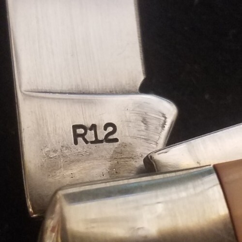 Remington USA R12 Trapper Knife, Imitation Stag Handles | eBay