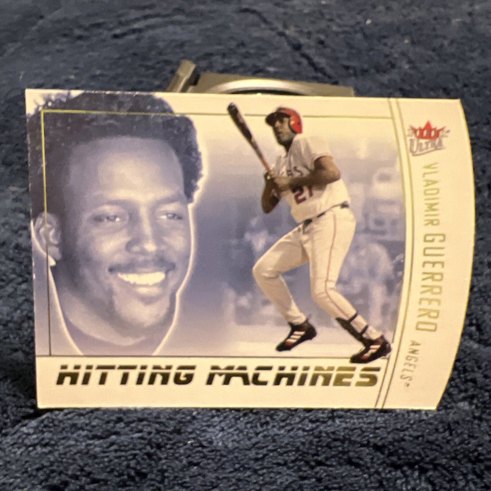 2004 Fleer Ultra, Hitting Machines Die-Cut, Vladimir Guerrero, Card #3 ...