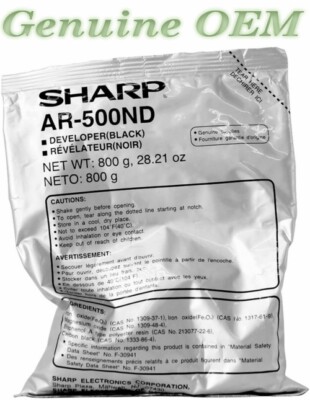 AR-500ND/AR500ND Original OEM Sharp Developer Unit, Black Genuine Sealed | eBay