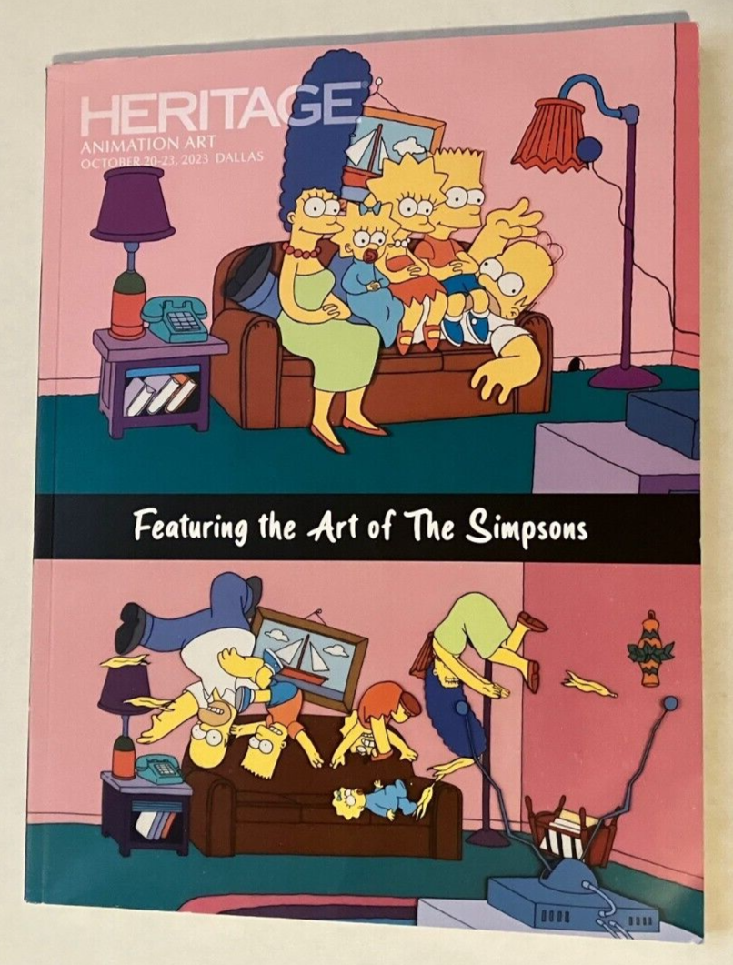 HERITAGE Auctions ANIMATION Catalog Book - The Simpsons & TRON ...
